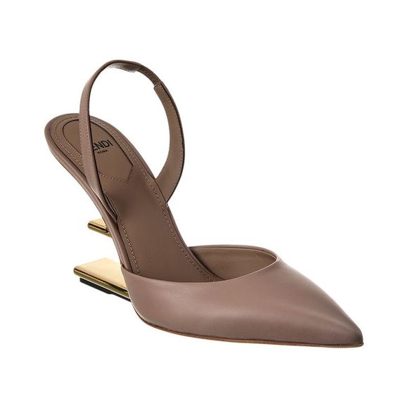 Fendi | Shoes | Fendi First Leather Slingback Pump | Poshmark